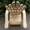 DIY plans to build a comfortable Adirondack chair with curved arms ...
