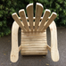 DIY plans to build a comfortable Adirondack chair with curved arms ...