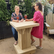 DIY plans to build an outdoor square pub bar table – Kenny's Yard ...
